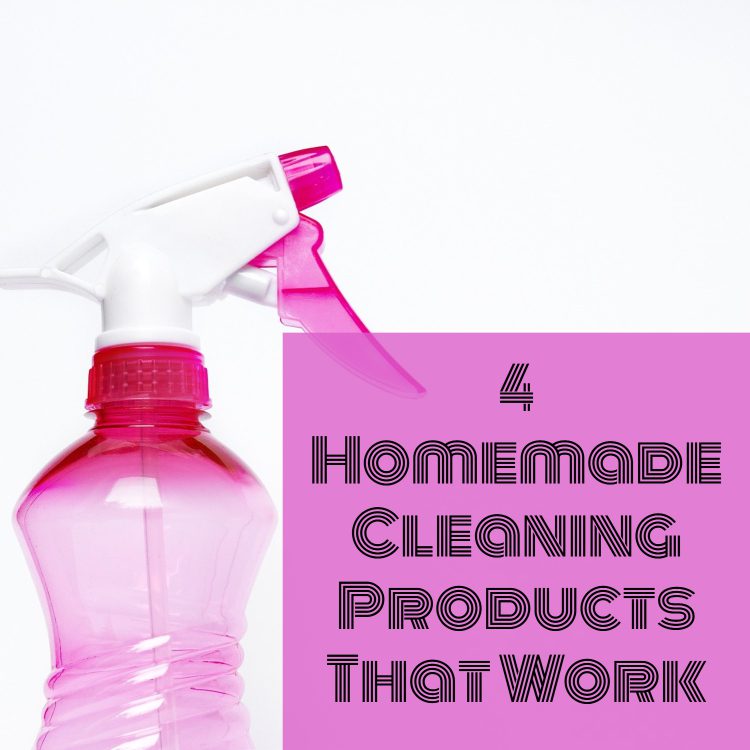 4 Homemade Cleaning Products That Work - Thifty Mama Life