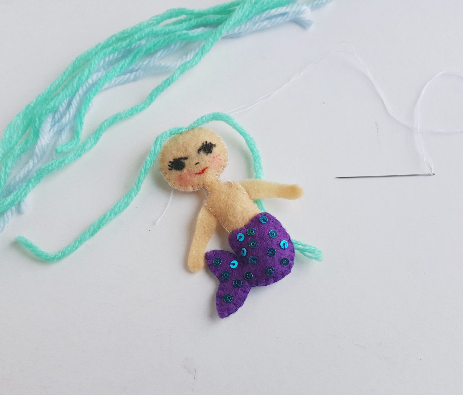Mermaid Plush Doll DIY - Thifty Mama Life