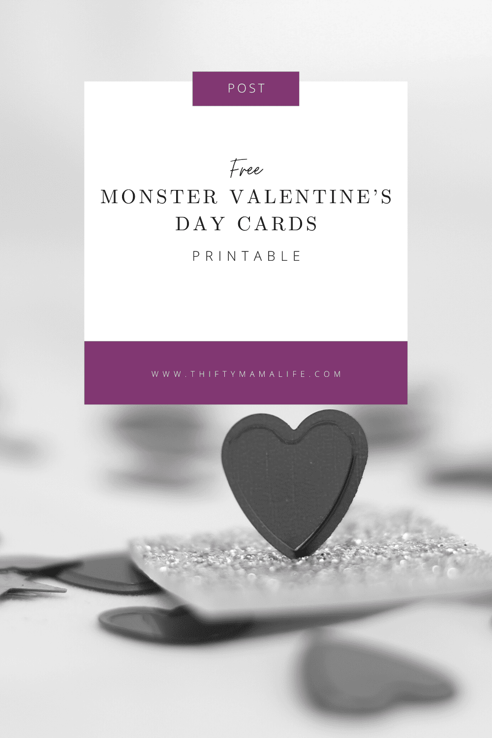 Monster Valentine's Day Cards ~ Free Printable - Thifty Mama Life