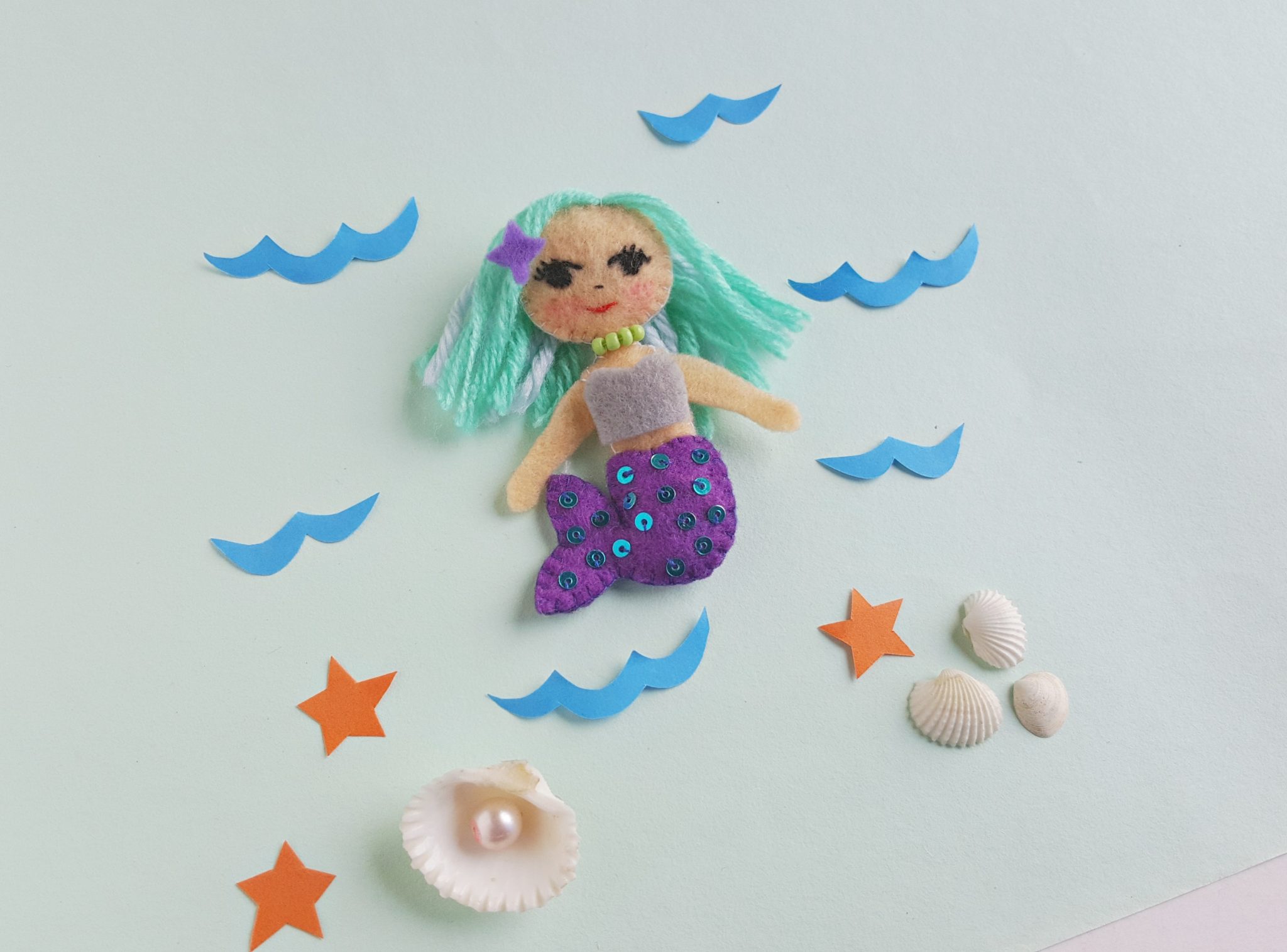 Mermaid Plush Doll DIY - Thifty Mama Life